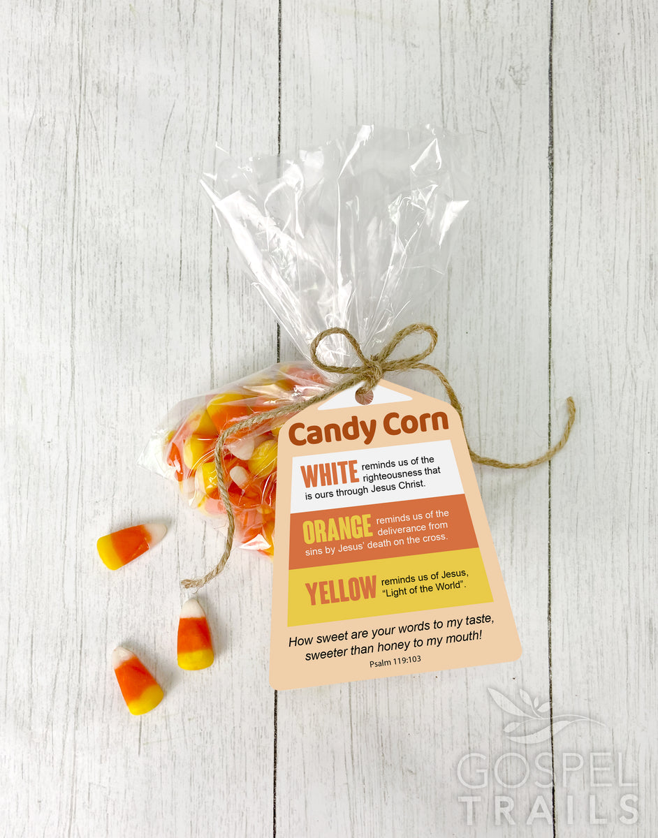 Candy Corn Trinity for Halloween Fall Food Treat Topper (digital downl ...