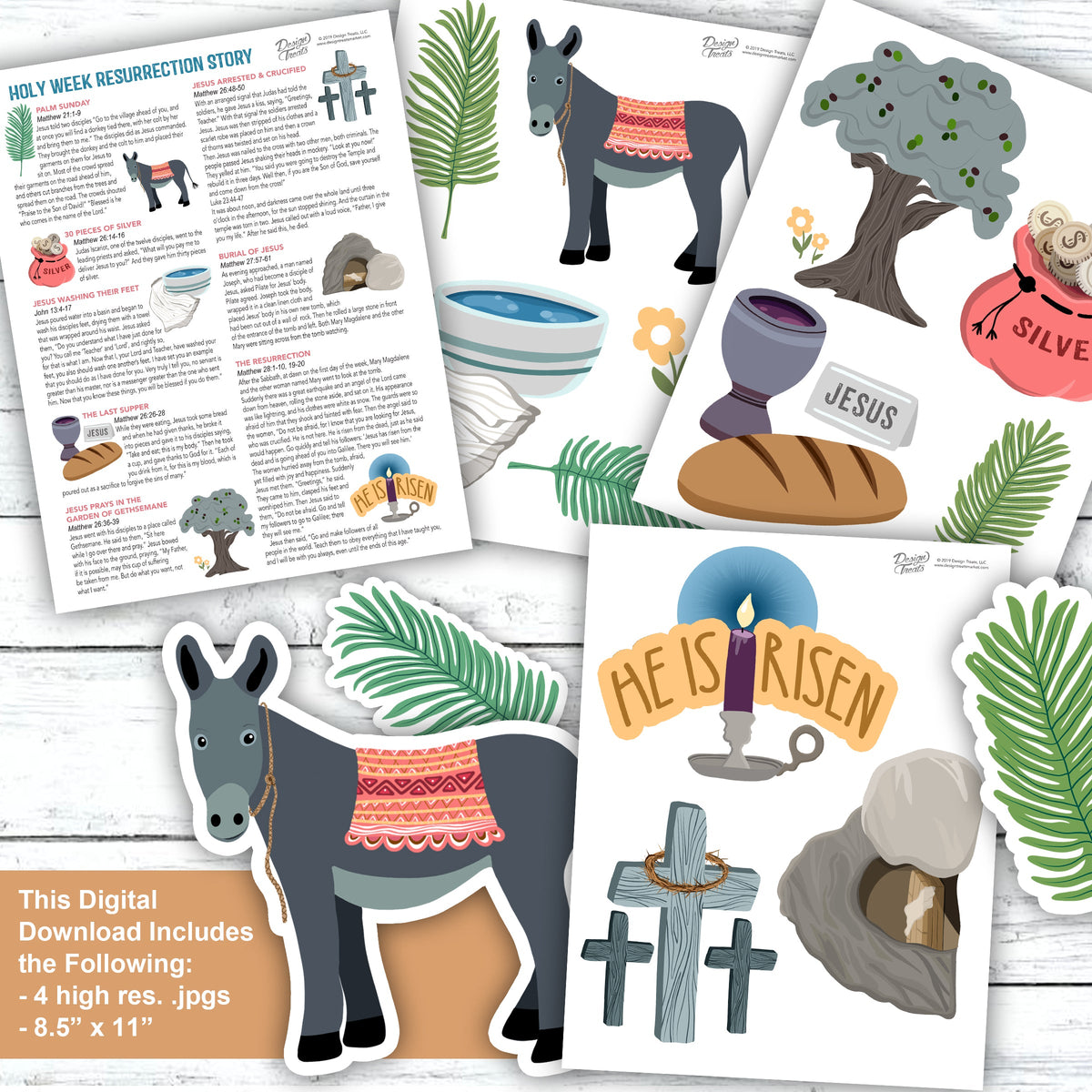 GROUP LICENSE - Holy Week Resurrection Easter Story (digital download ...